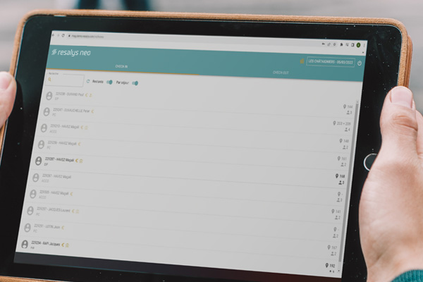 Fonctionnalités de Resalys neo